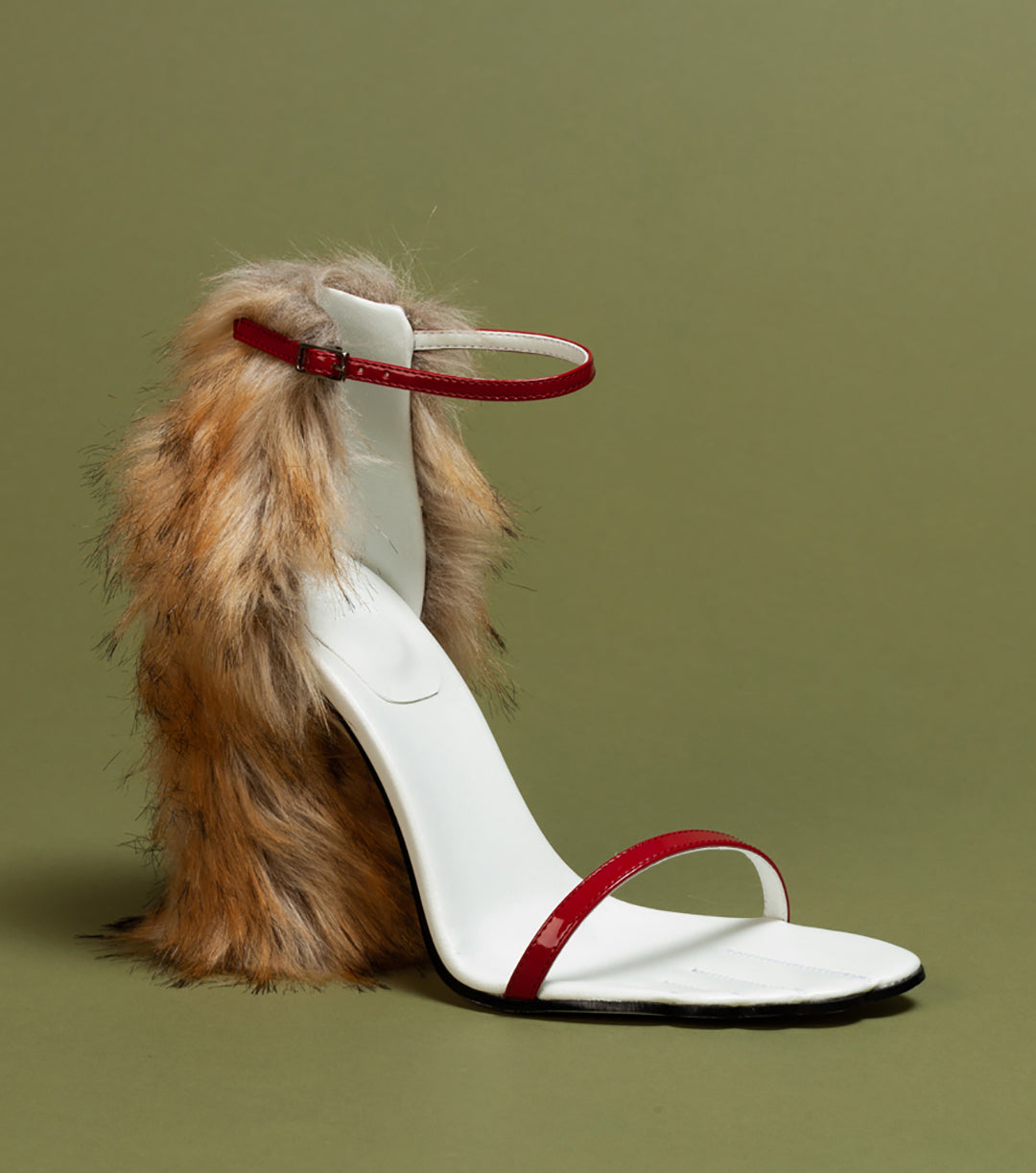 Artemis: Bold Red Vegan Leather Slip-Ons | Sustainable Style – O2 Monde