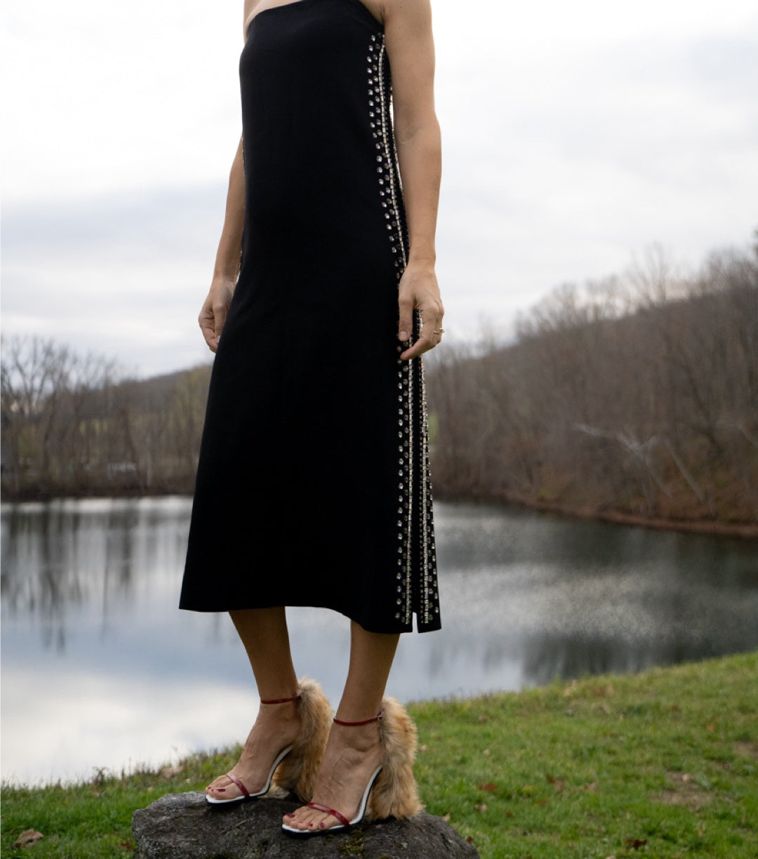 Artemis: Bold Red Vegan Leather Slip-Ons | Sustainable Style – O2 Monde