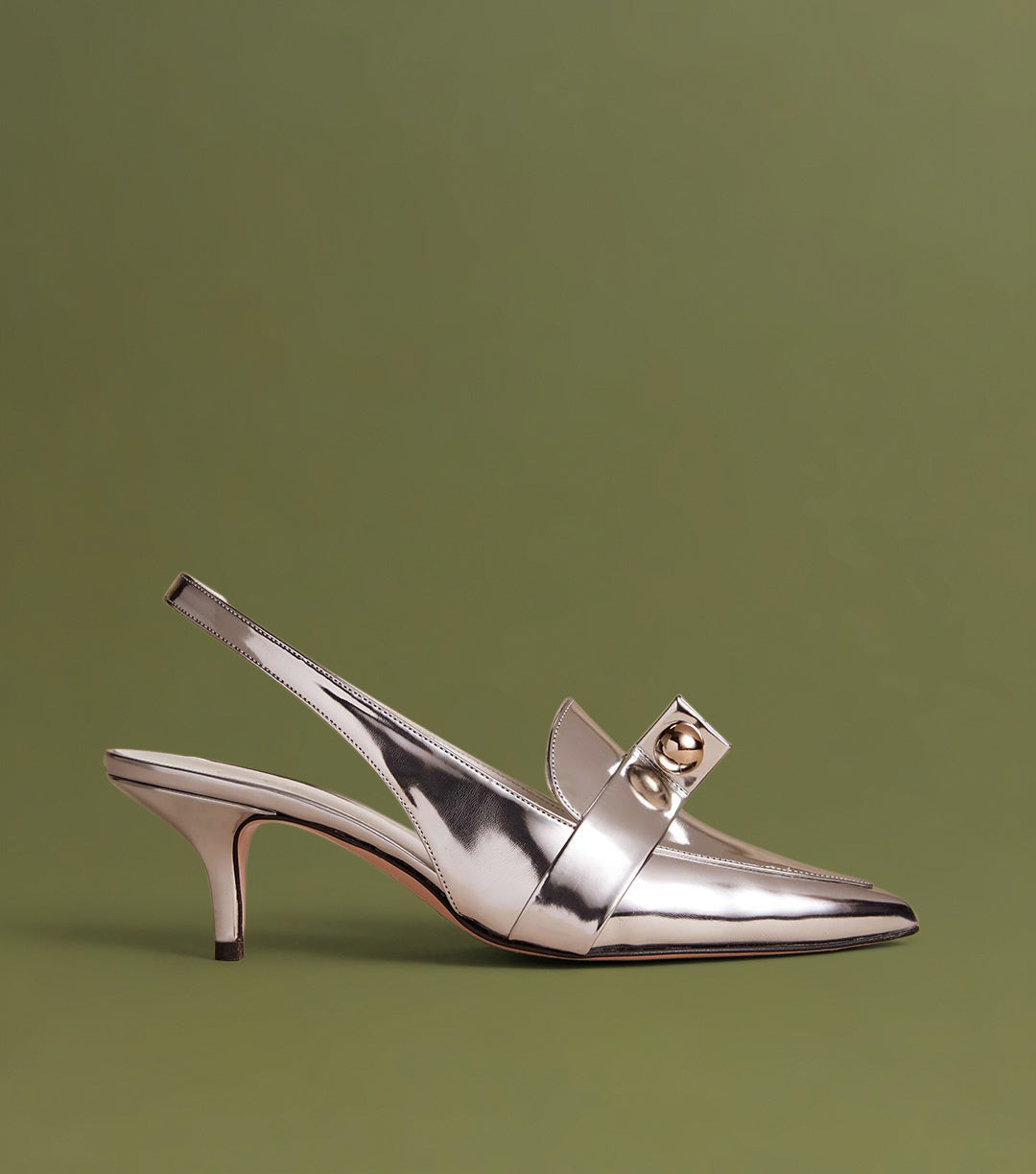 Virginia Sandal: Metallic Silver – O2 Monde